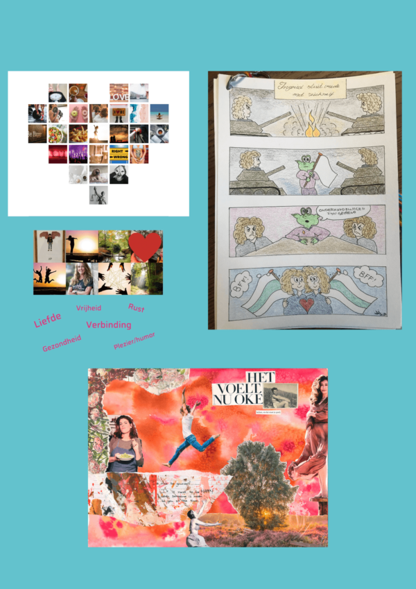 Oefening 1.1 – Collage maken over jouw ideale leven – visualisatie ...